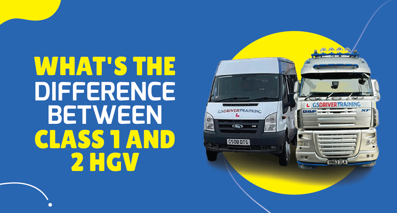How will you find the Difference Between Class 1 and 2 HGV